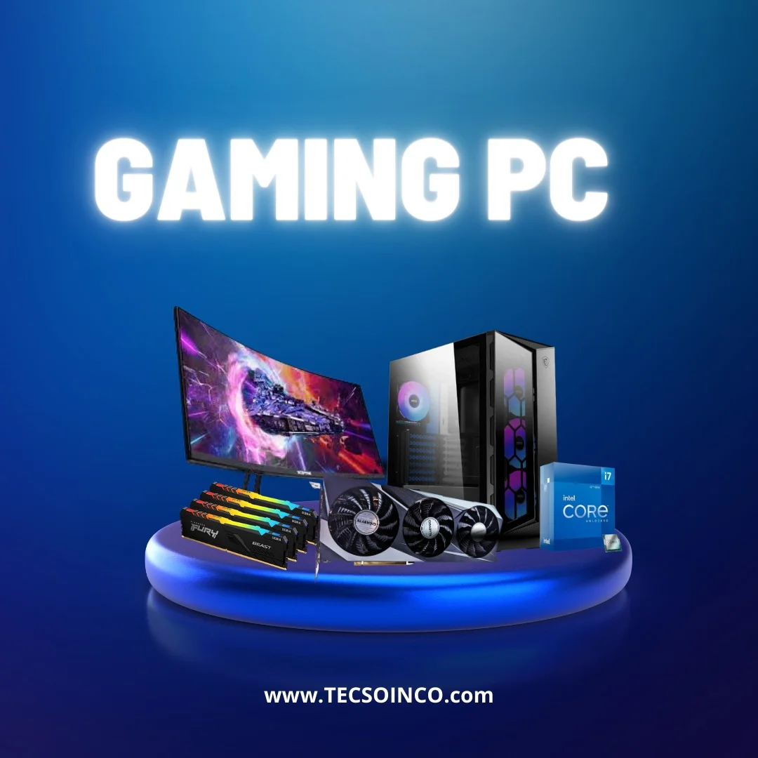 Gaming PC Blue - Tecsoin